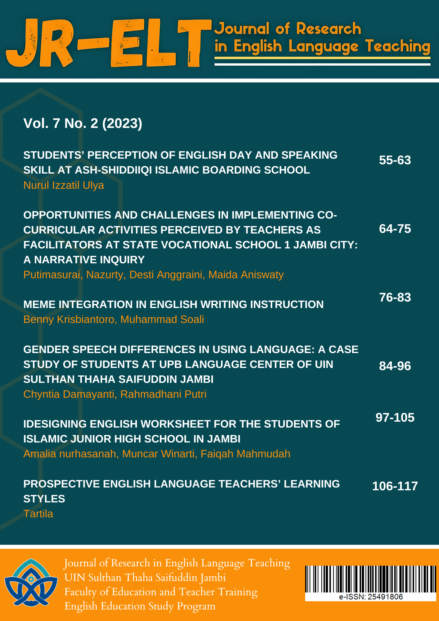 DESIGNING ENGLISH WORKSHEET FOR THE STUDENTS OF ISLAMIC JUNIOR HIGH designing-english-worksheet-for-the-students-of-islamic-junior-high